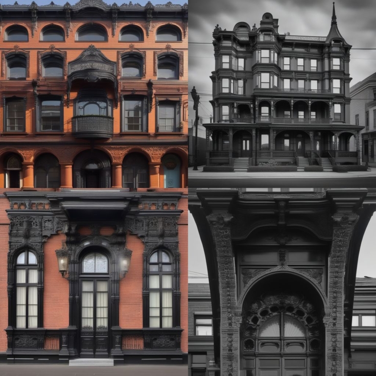 Cast-iron architecture Prompt Style for Midjourney & Stable Diffusion