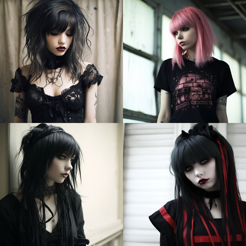 Emo fashion Prompt Style for Midjourney & Stable Diffusion