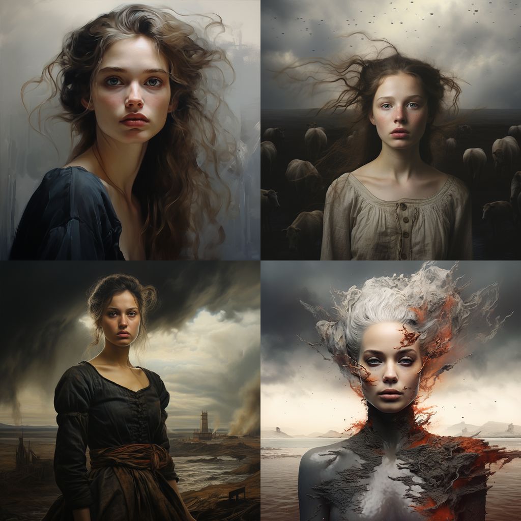 Extreme wide portrait Prompt Style for Midjourney & Stable Diffusion ...