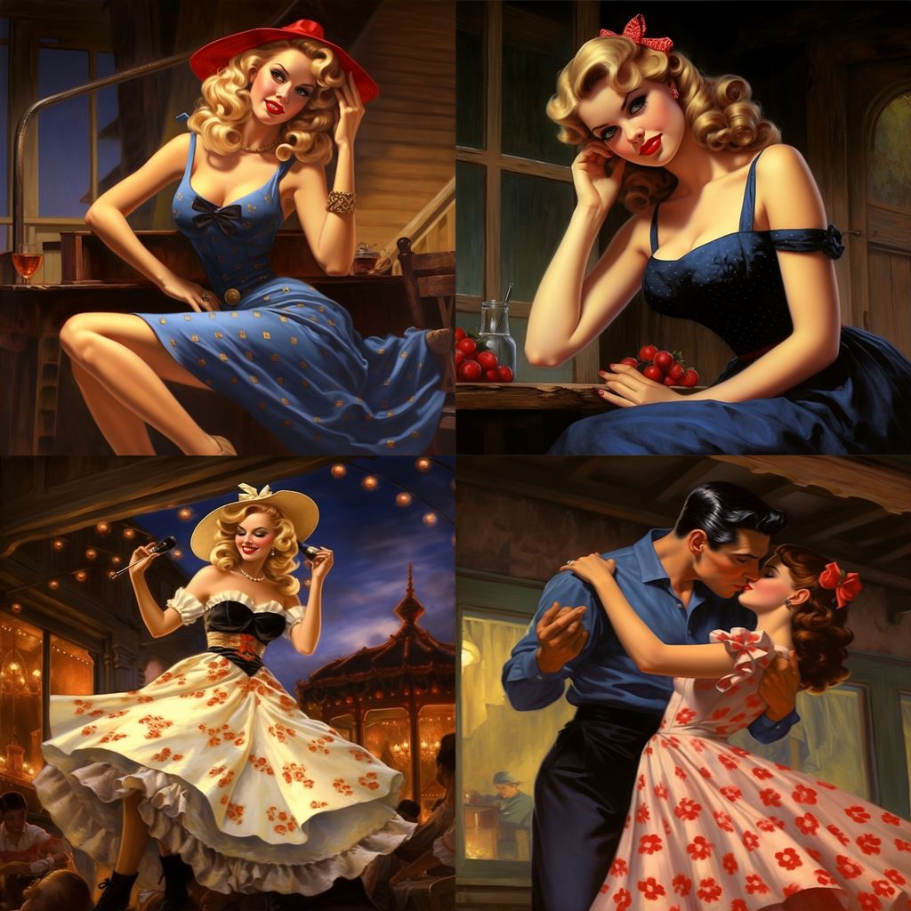 Gil Elvgren Prompt Style for Midjourney & Stable Diffusion • Style ...