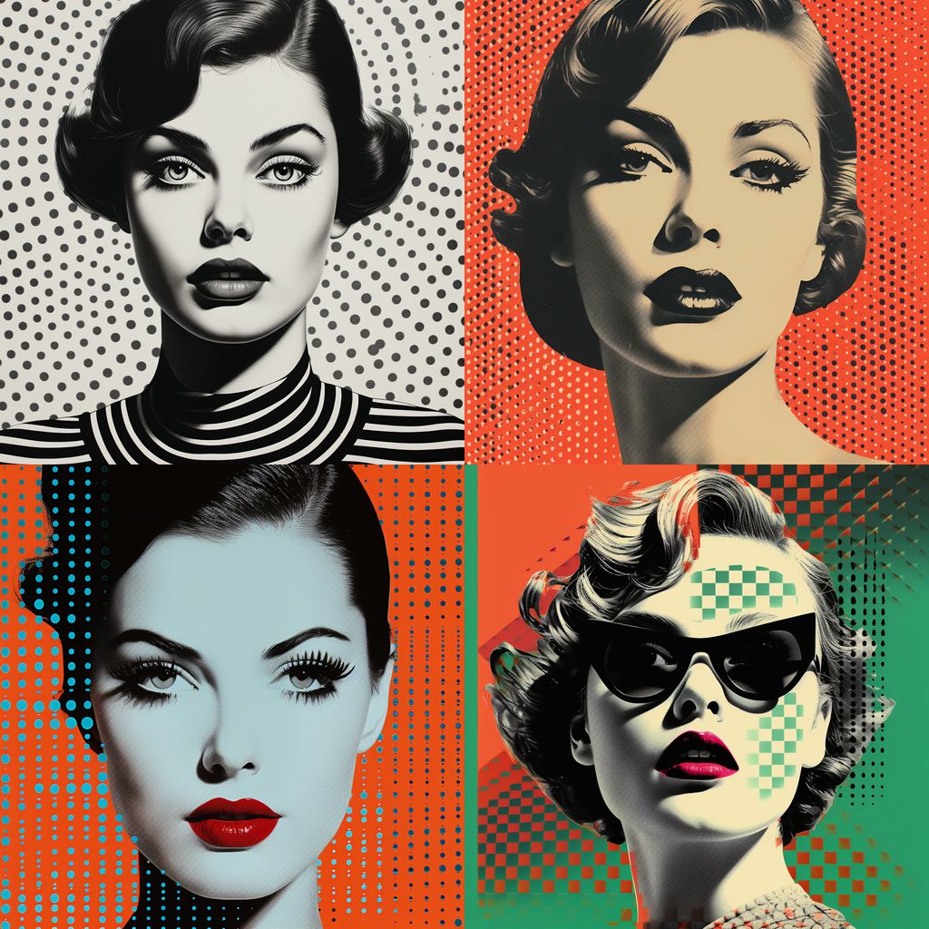 Halftone print Prompt Style for Midjourney & Stable Diffusion • Style ...