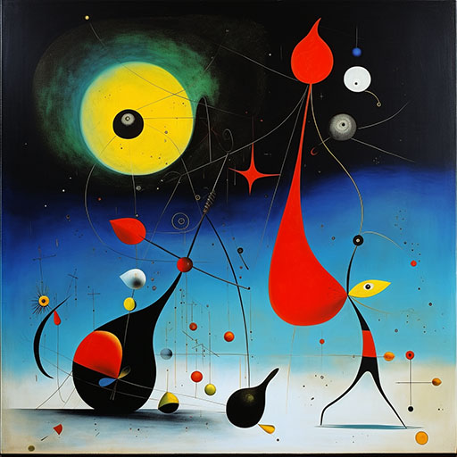 Joan Miro Prompt Style for Midjourney & Stable Diffusion • Style Reference