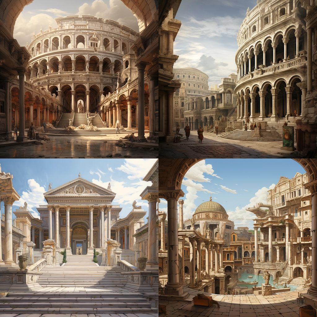 Roman architecture Prompt Style for Midjourney & Stable Diffusion