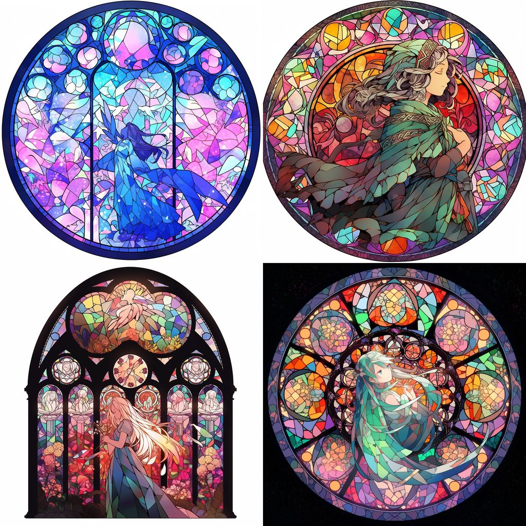 Stained glass Prompt Style for Midjourney & Stable Diffusion • Style ...